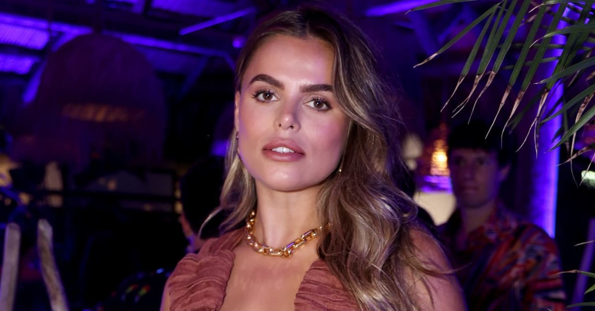 Brooks Nader Makes a Style Statement in a Cut-Out Mini Dress in St ...