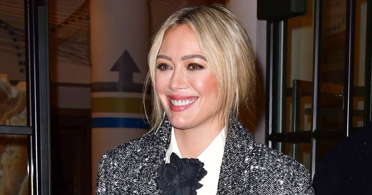 Hilary Duff Looks Chic in Winter White: See the Pics Here - Sports ...