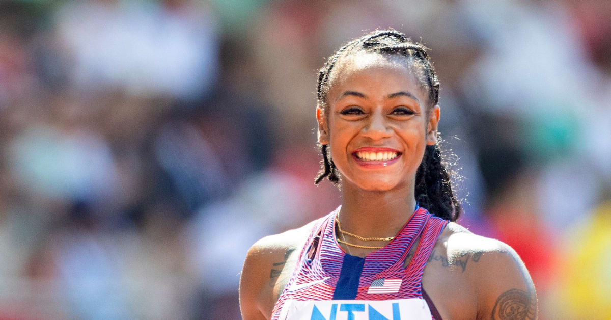 Sha’Carri Richardson Sports Her Natural Hair for Her Final Track Event ...