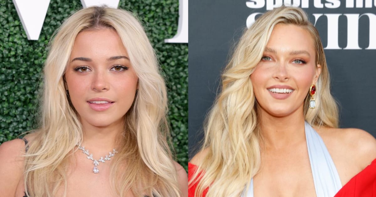 Olivia Dunne and Camille Kostek Get Cozy, Dance at SI Swimsuit Launch ...